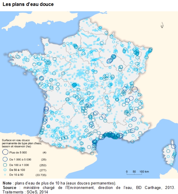 Les eaux de surface